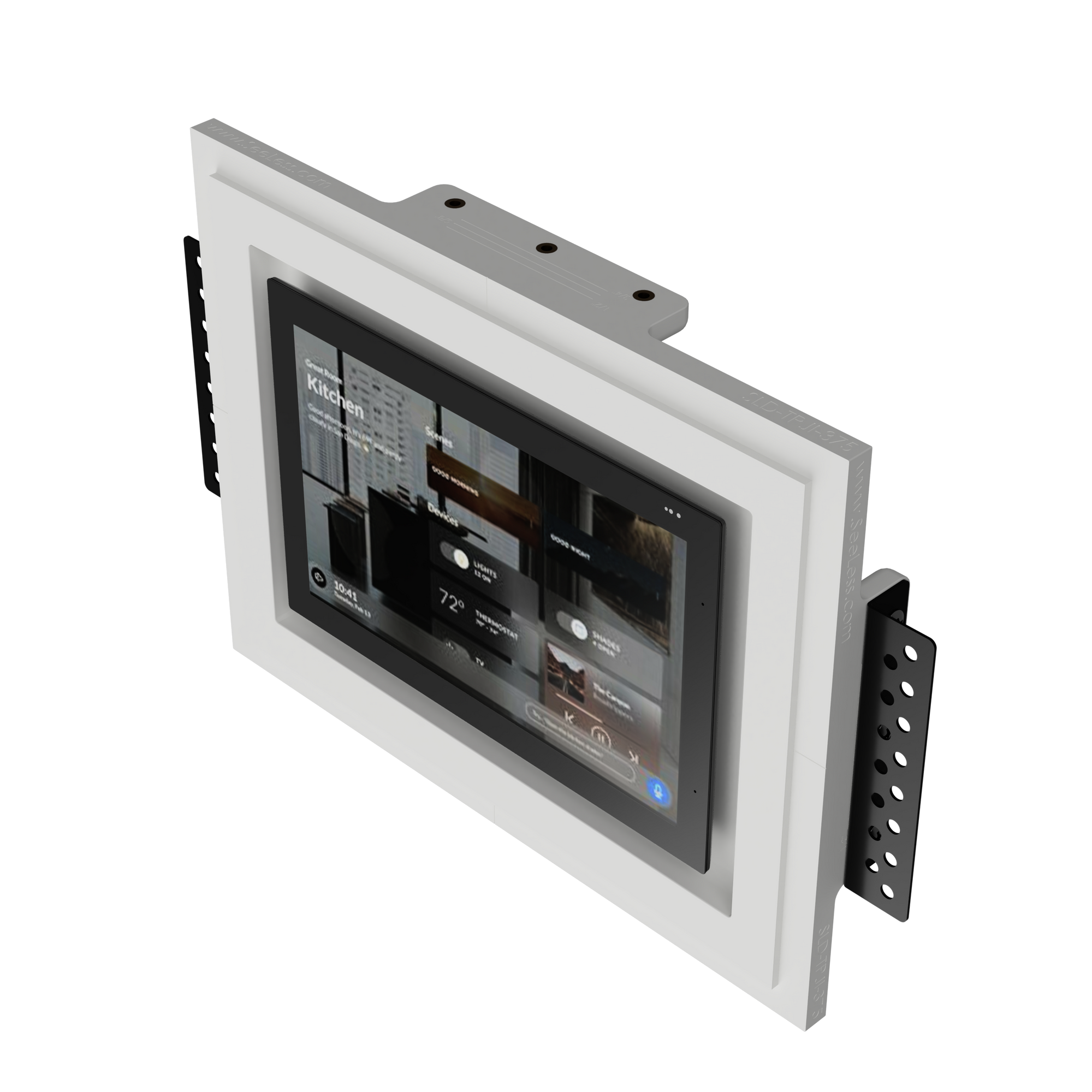 SLD-TPJI-375 Touchscreen Mount for Josh AI | Flush In-Wall Mount - SeeLess.com