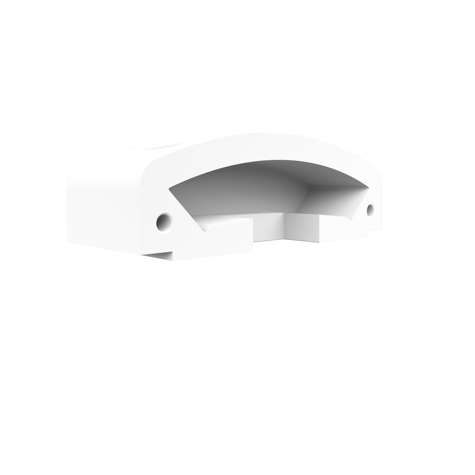 SLS-GLC15-EC Gypsum Lighting Cove's End Cap Accessory | Finishing Touch ...